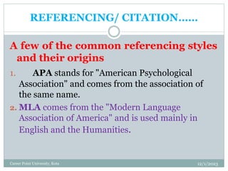 REFERENCING, CITATION.pptx