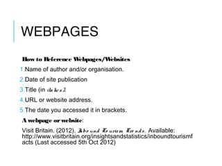 Referencing for Level 2 | PPT