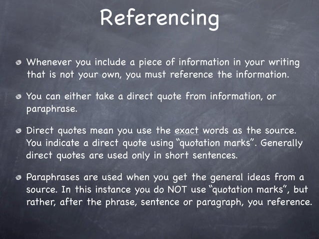 Referencing harvard and oxford | PPT