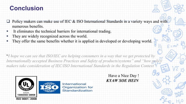 Referencing IEC and ISO Standards in Public Policy | PPT