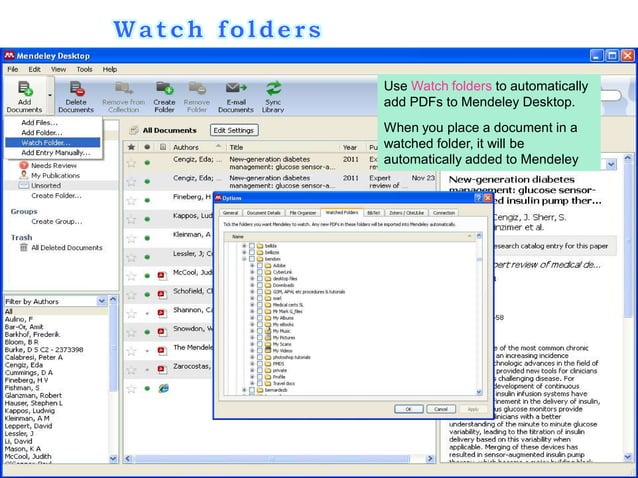 Mendeley Reference Management Software: a free reference tool to share ...