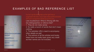 An introduction to referencing | PPTX | Resume Writing and Advice | Job ...