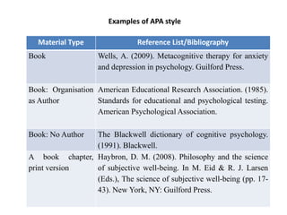 Referencing style | PPTX