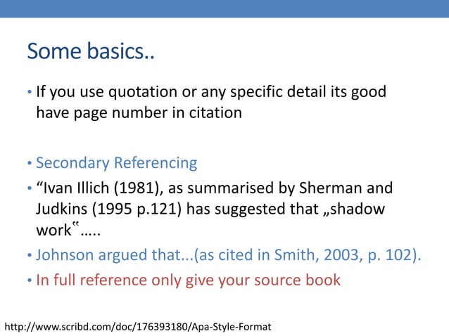 Referencing styles & Bibliography