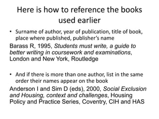 Referencing techniques | POTX