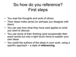 Referencing techniques | POTX