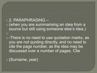 Referencing tips | PPT