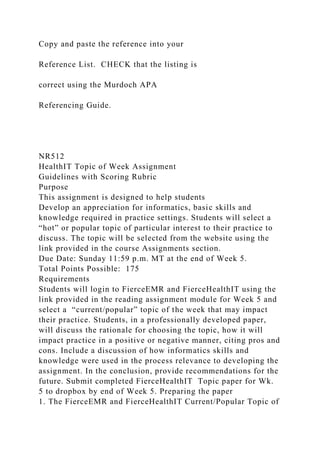 Referencing using Murdoch’s Library Listing (APA shown) He.docx