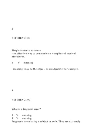 REFERENCINGWorkshop on Sentence Structure.docx