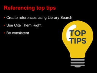 Referencing workshop PDE 3rd years | PPT