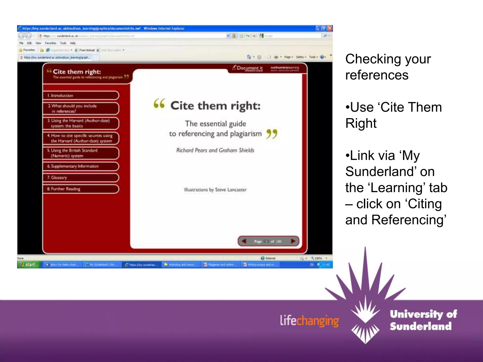 Referencing workshop sample | PPTX