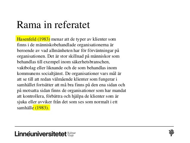 Referenshantering Lnu 2014