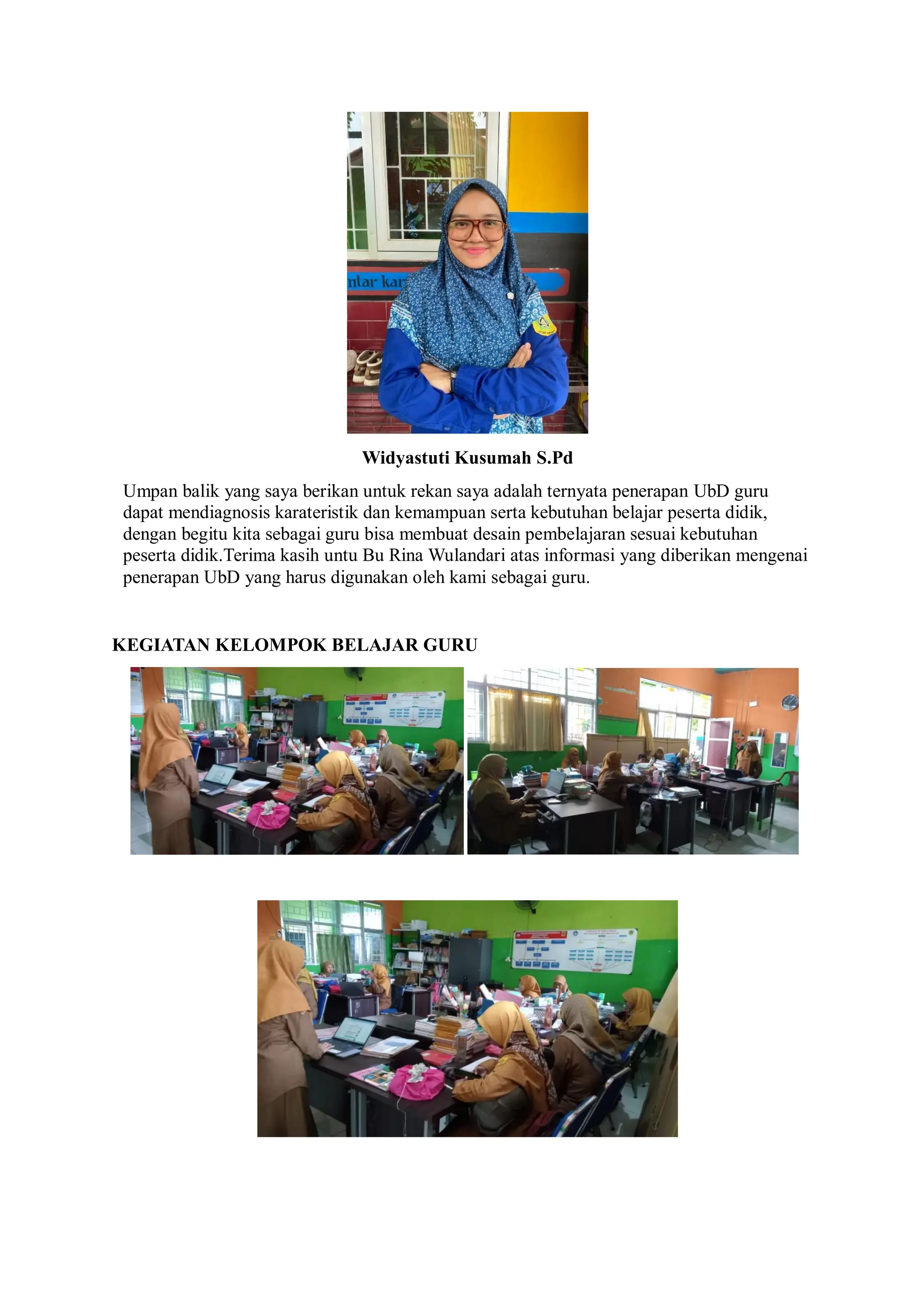 AKSI NYATA JURNAL PEMBELAJARAN MODUL 1 PRINSIP PENGAJARAN DAN ASESMEN MENERAPKAN PRINSIP ...