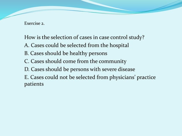 CASE CONTROL STUDY.ppt | Lung and Respiratory Health | Diseases and ...