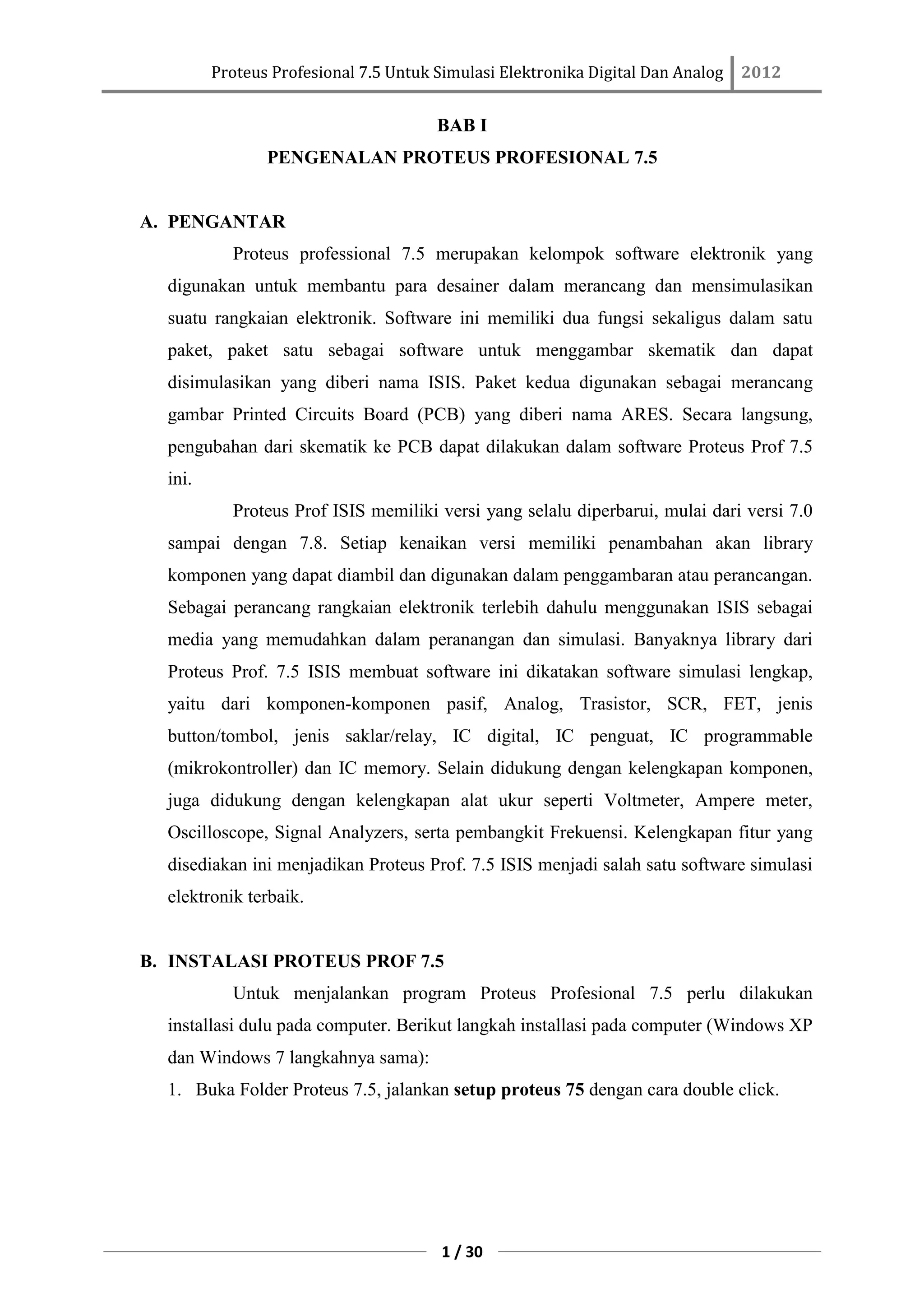 Referensi proteus | PDF