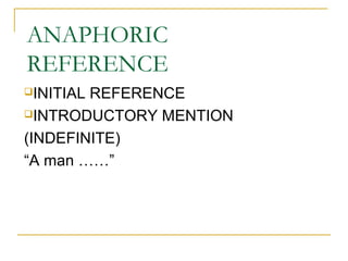 Referential and attributive uses chapter 3, George Yule | PPT