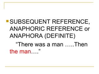 Referential and attributive uses chapter 3, George Yule | PPT