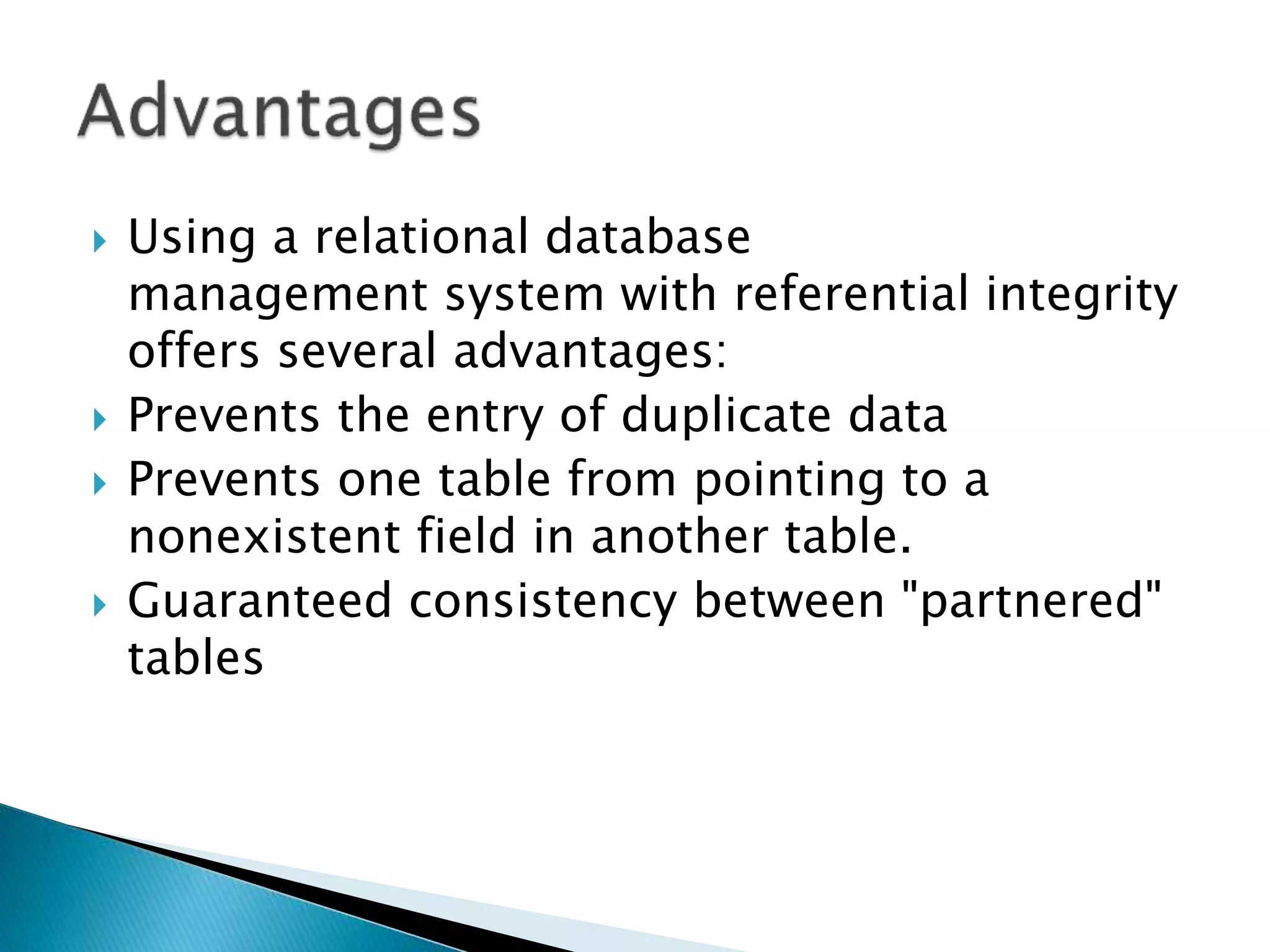 Referential integrity | PPTX