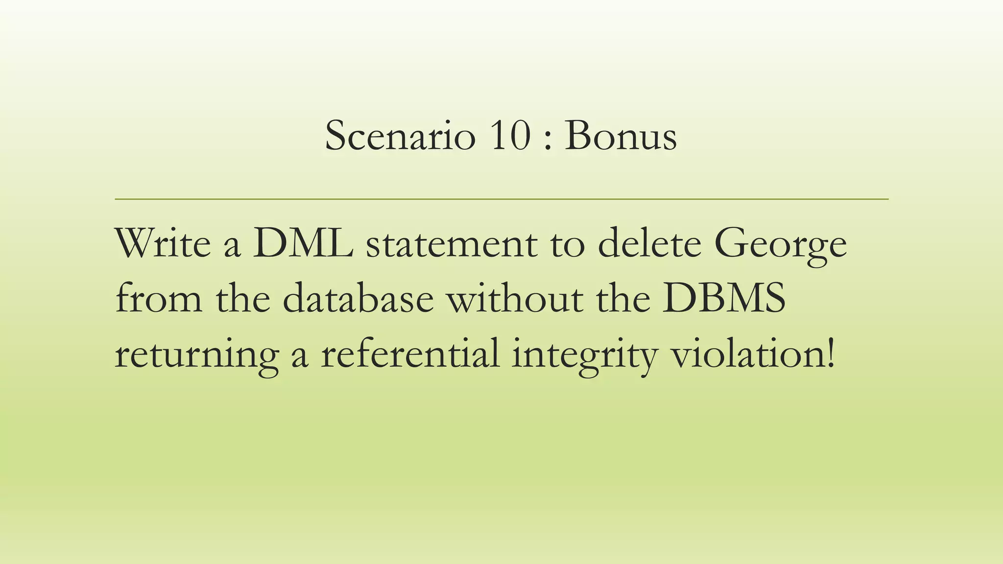 Referential Integrity In Databases Pptx