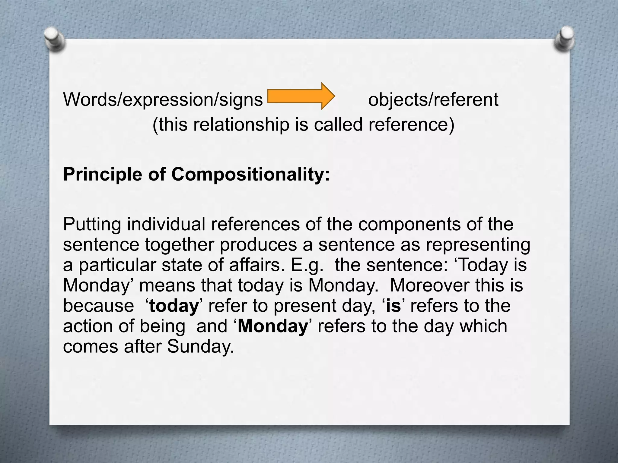 Referential theory of meaning | PPTX