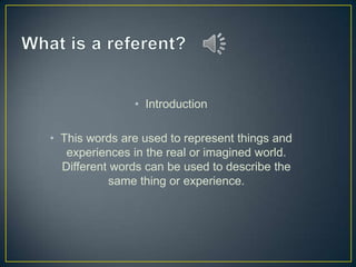 Referents | PPTX