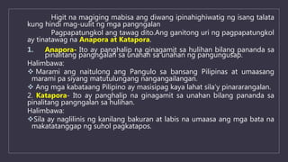 Referents o repirensya | PPTX