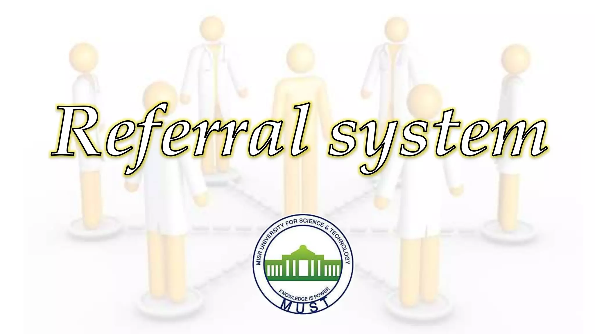 Referral system | PPTX