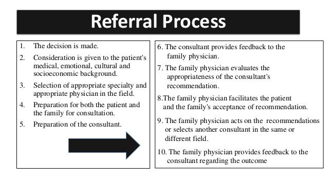 Referral system