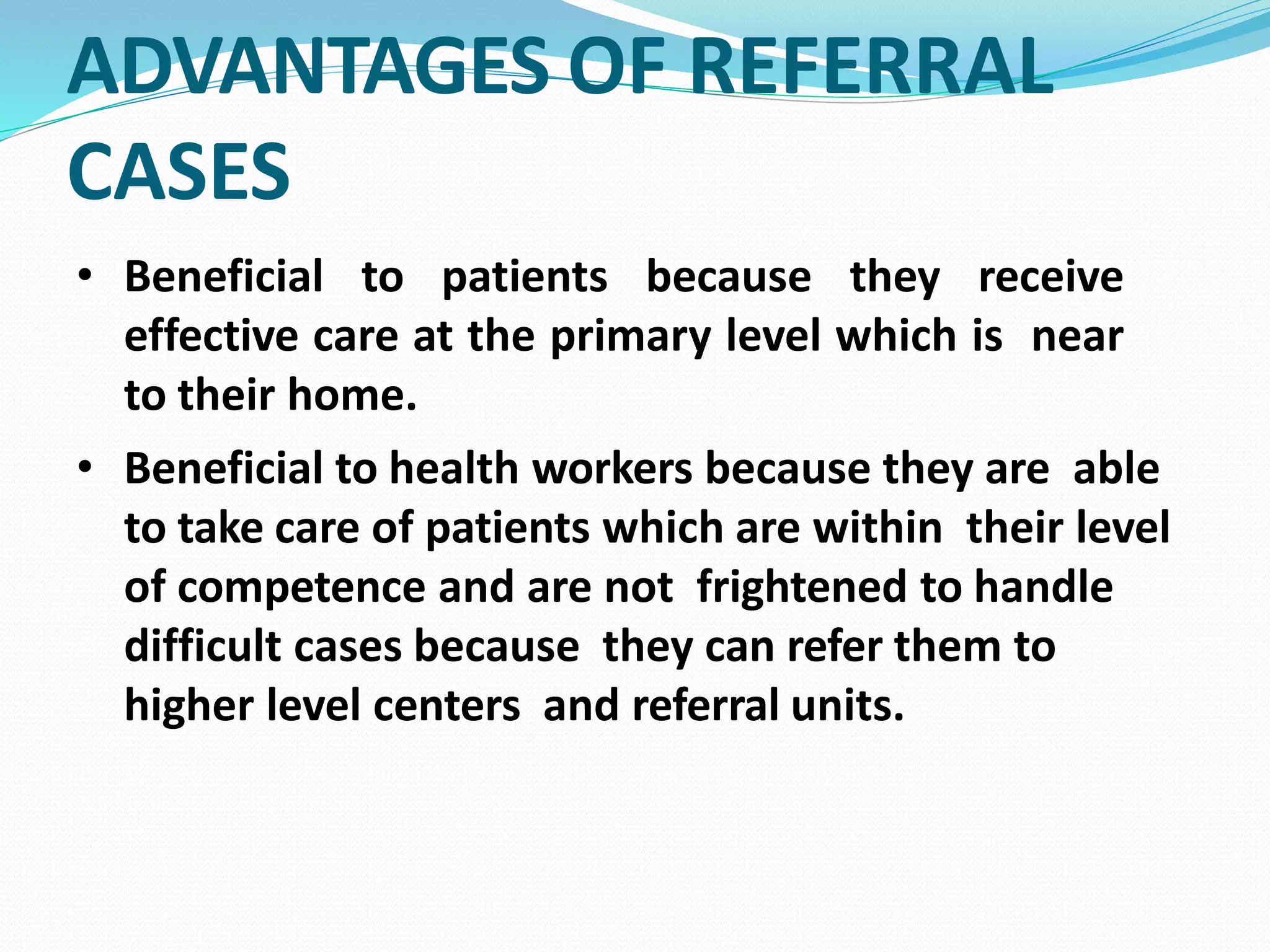 Referral system Unit - VII | PPTX