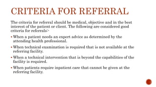 Referral System.pptx. bsc nursing nursing | PPTX