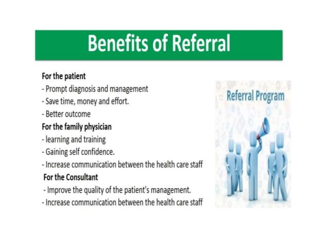 Referral system Community Health Nursing | PPTX | Healthcare Industry ...