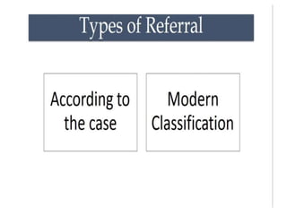 Referral system Community Health Nursing | PPTX