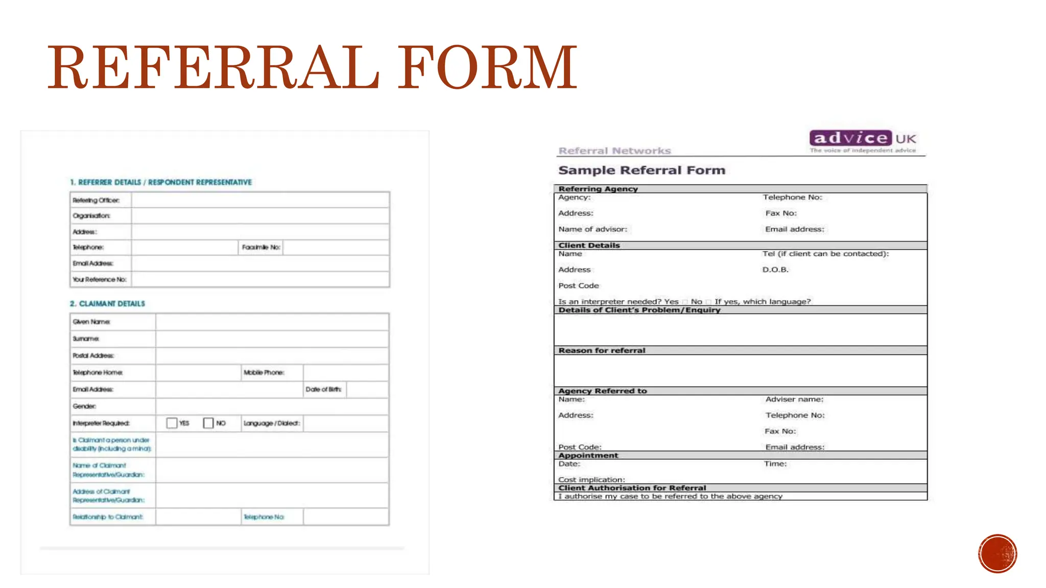 Referral System.pptxbsc nursing community health nursing | PPTX