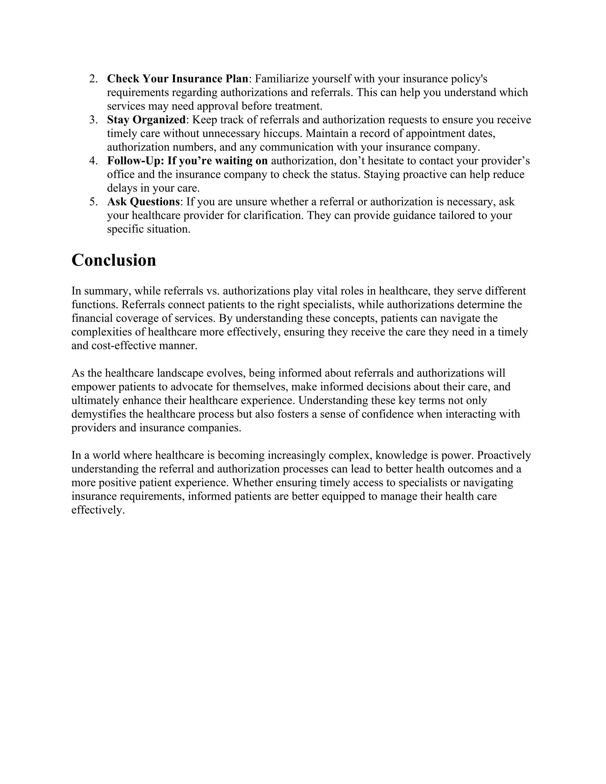 Referral vs. Authorization: Understanding the Key Differences in ...