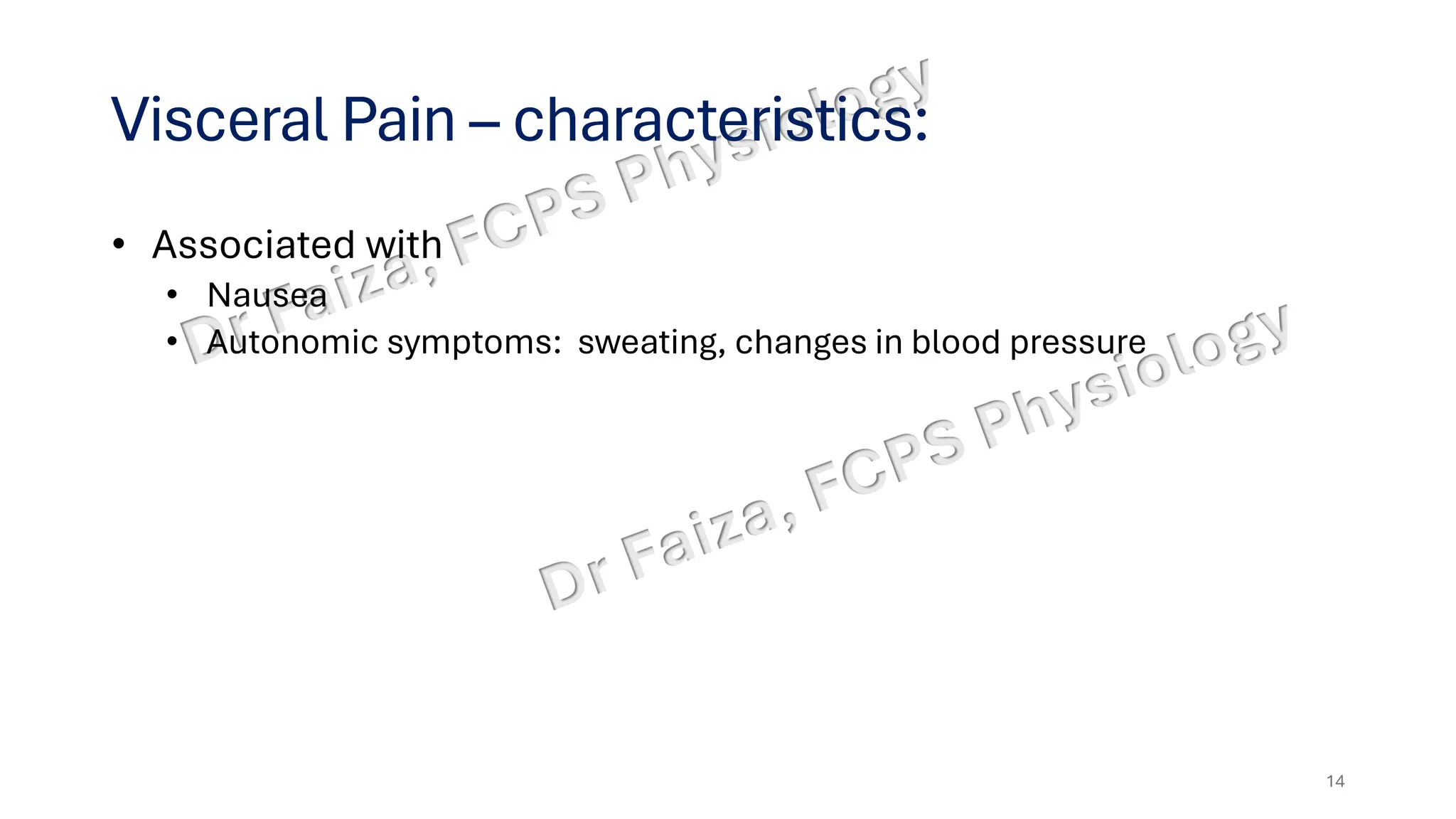 Physiology of Referred and Visceral Pain | PDF