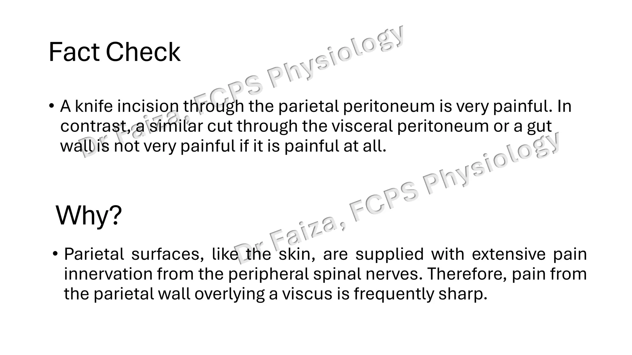 Physiology of Referred and Visceral Pain | PDF