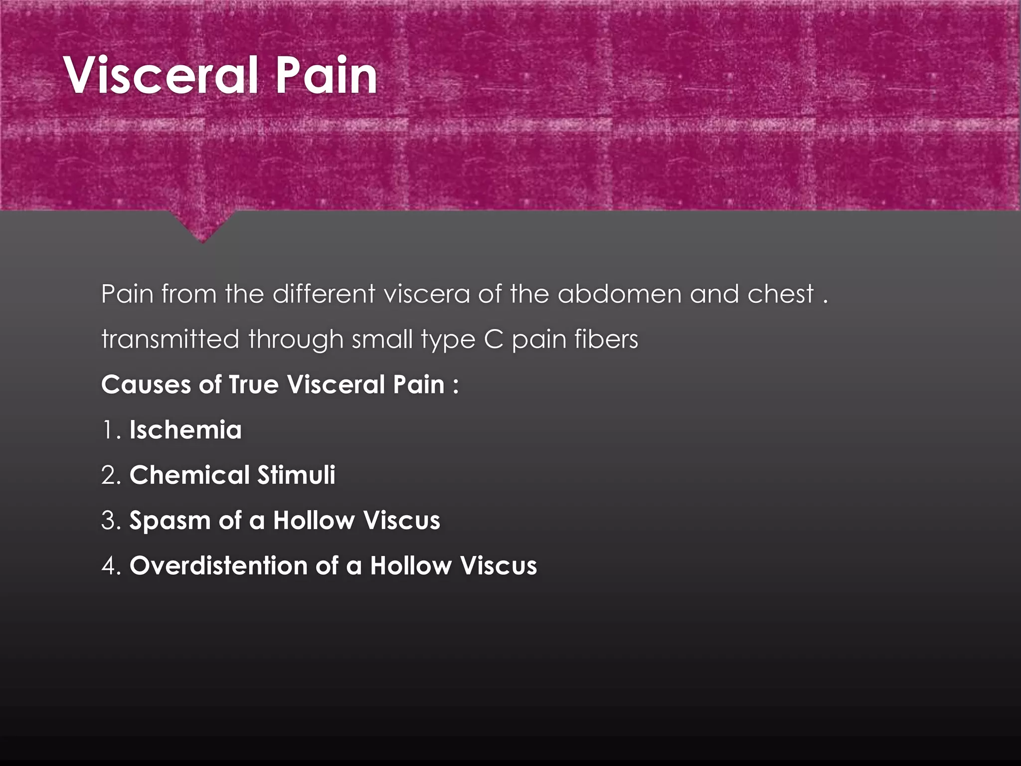 Referred Pain (Physiology Seminar) | PPTX
