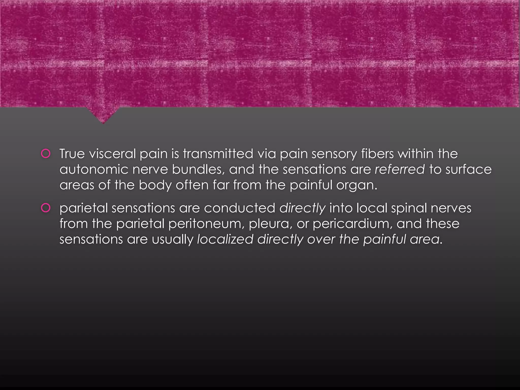Referred Pain (Physiology Seminar) | PPTX