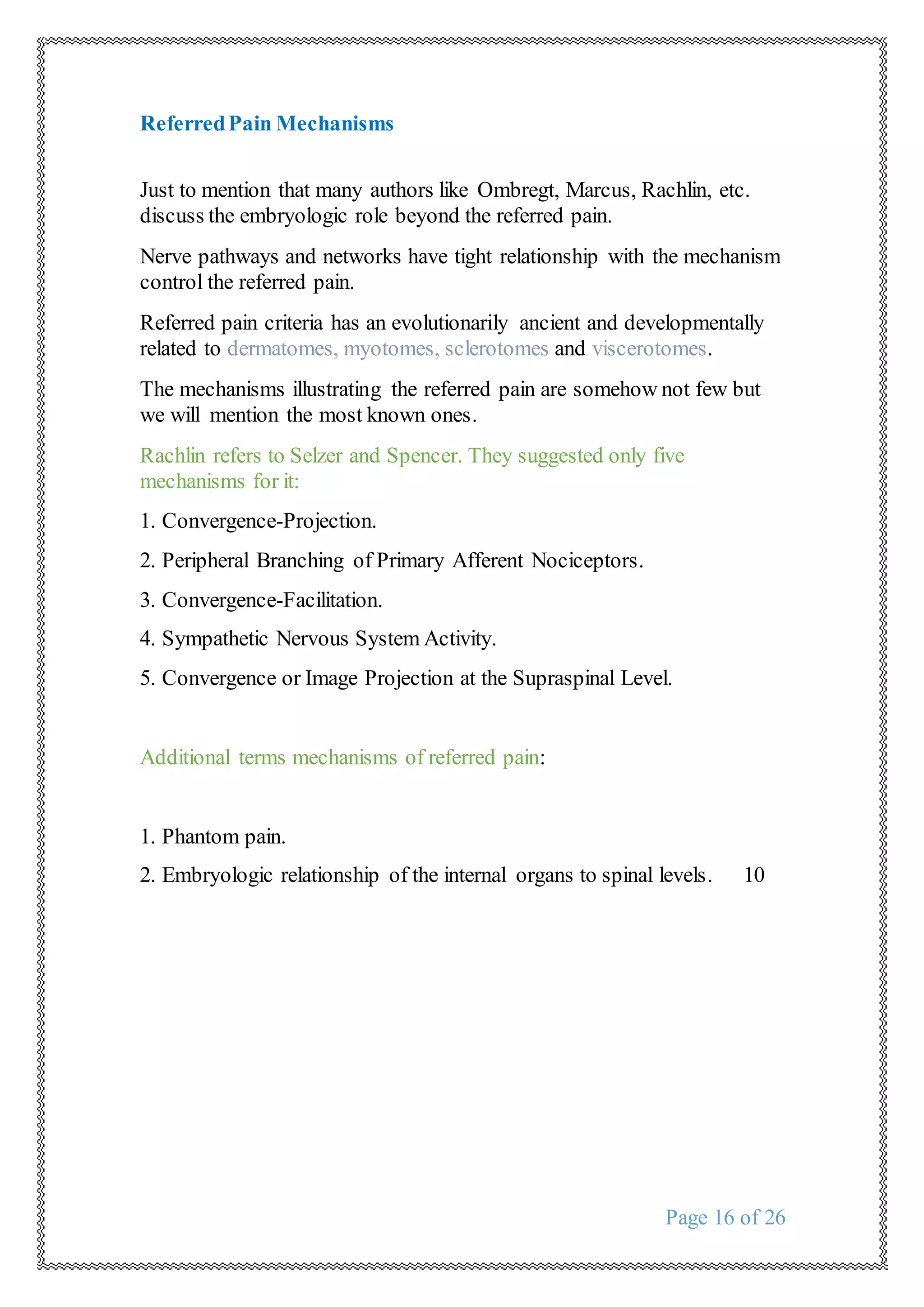 Referred pain dr ahmed reda | DOCX