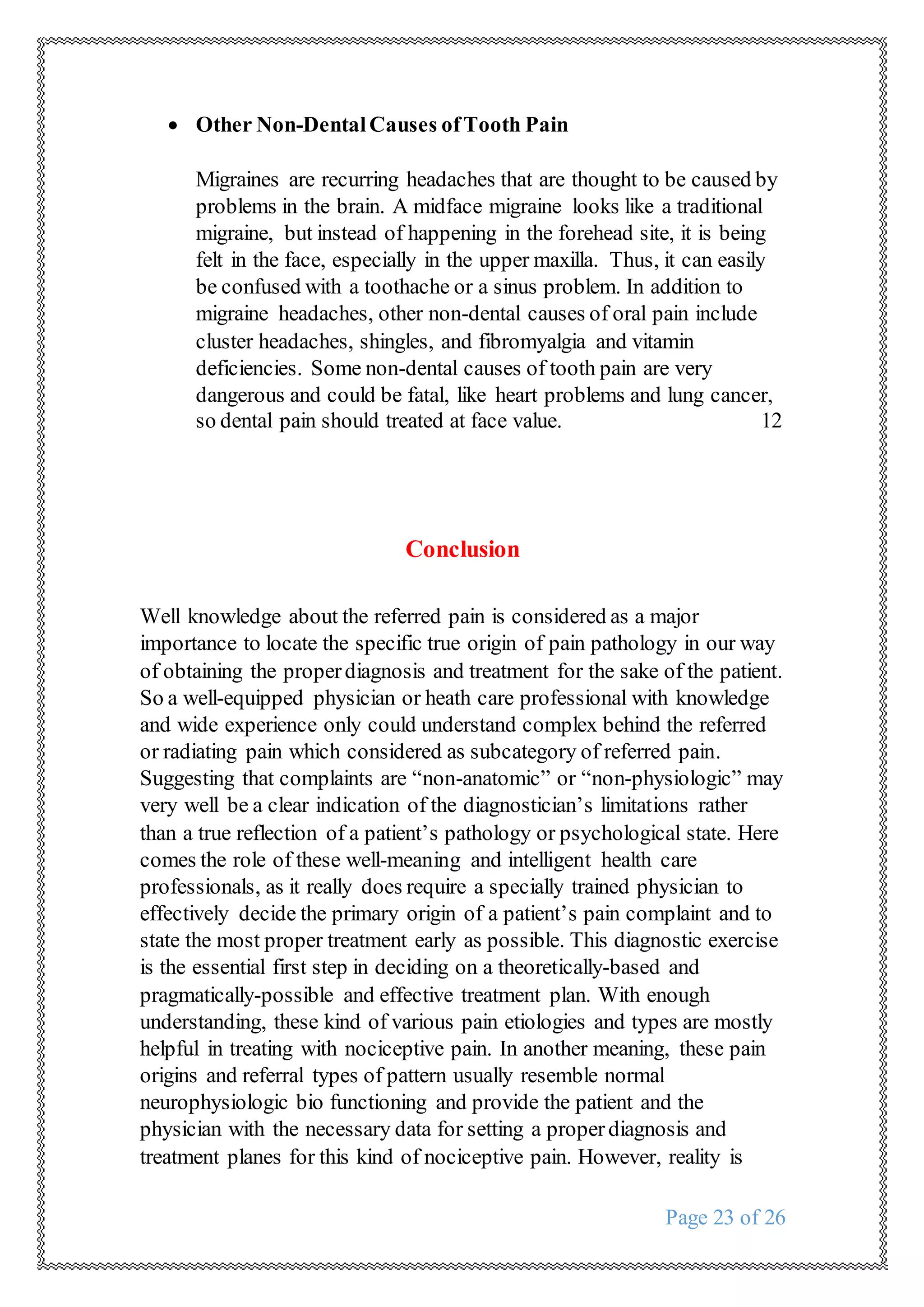 Referred pain dr ahmed reda | DOCX