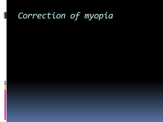 Ref errors. myopia n hypermetropia correction | PPTX