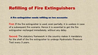 Refilling of fire extinguisher | PPTX