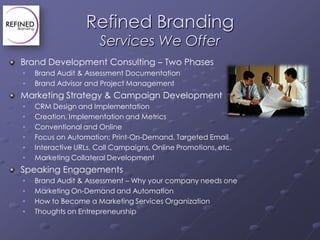 Refined Branding Overview | PDF