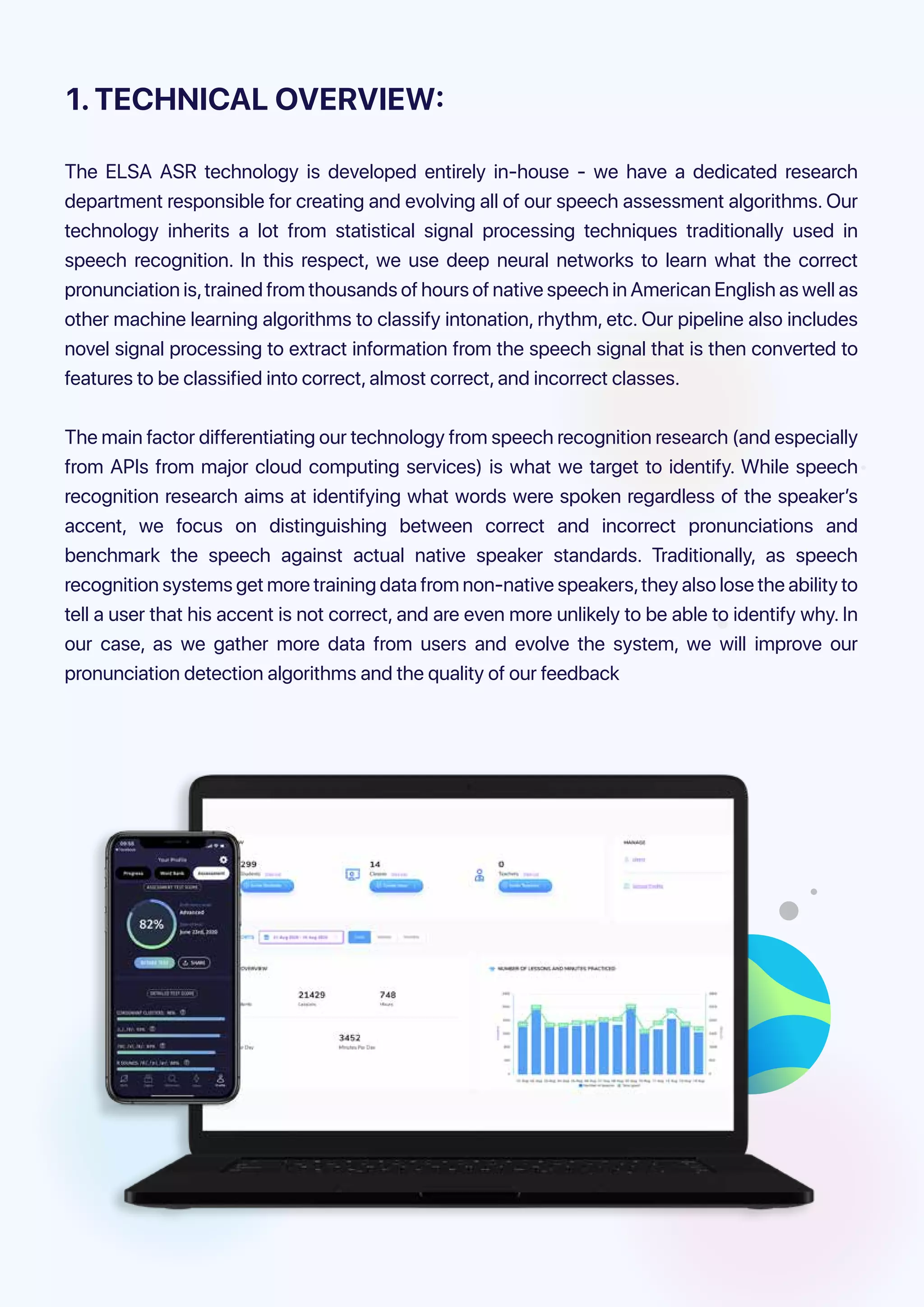 ELSA's Speech Recognition Overview | PDF