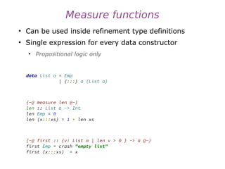 Refinement Types for Haskell | PDF | Programming Languages | Computing