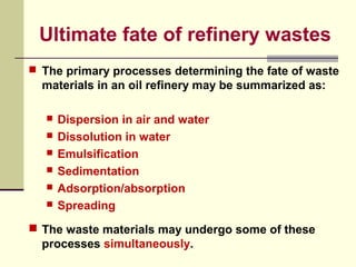 Wastewater Treatment Refineries | PDF