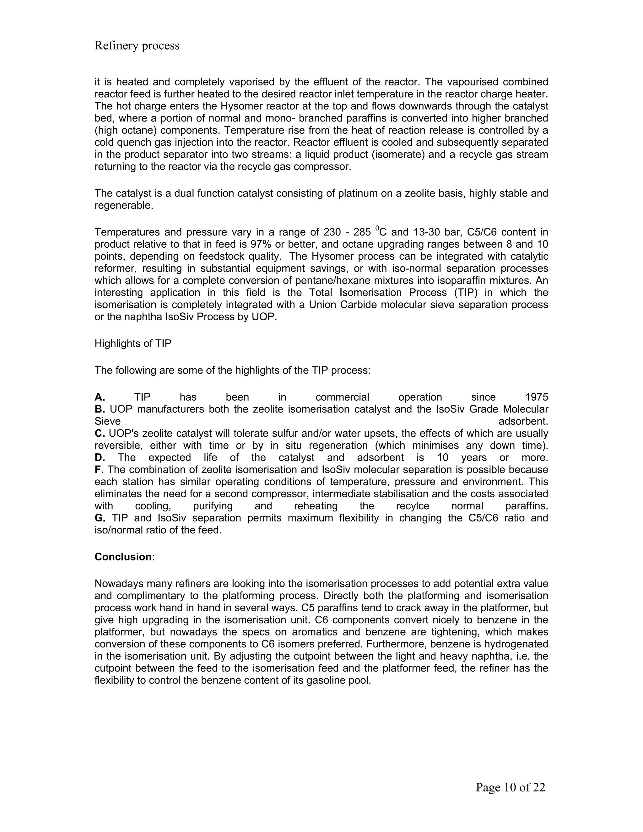 Refinery process-description | PDF