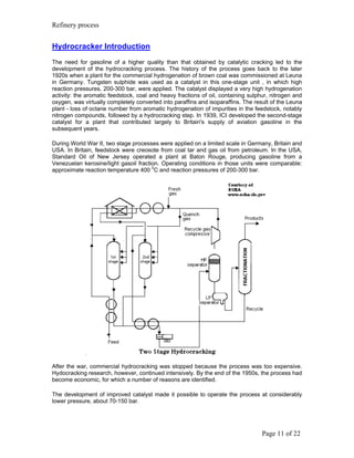 Refinery process-description | PDF
