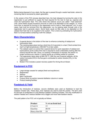 Refinery process-description | PDF