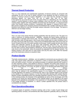 Refinery process-description | PDF